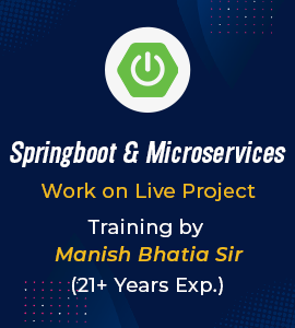 Springboot and Microservices Weekend Batch